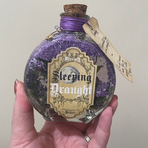 Draught of Living Death - Harry Potter Inspired Glow-in-the-dark Potion ...
