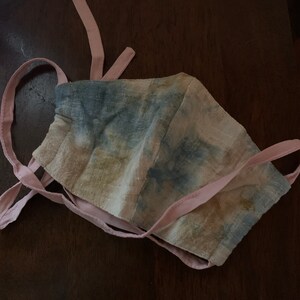 Organic Mask X 1, Plant Dyed, Eco Friendly Organic Cotton Face Mask. 3 ...