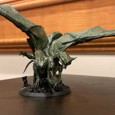 Draco Hydra Huge D&D 3D Resin Printed Miniature Dungeons and Dragons ...