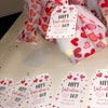 Hearts Valentine's Day Tag, Editable Hearts Tags Valentine's Day ...