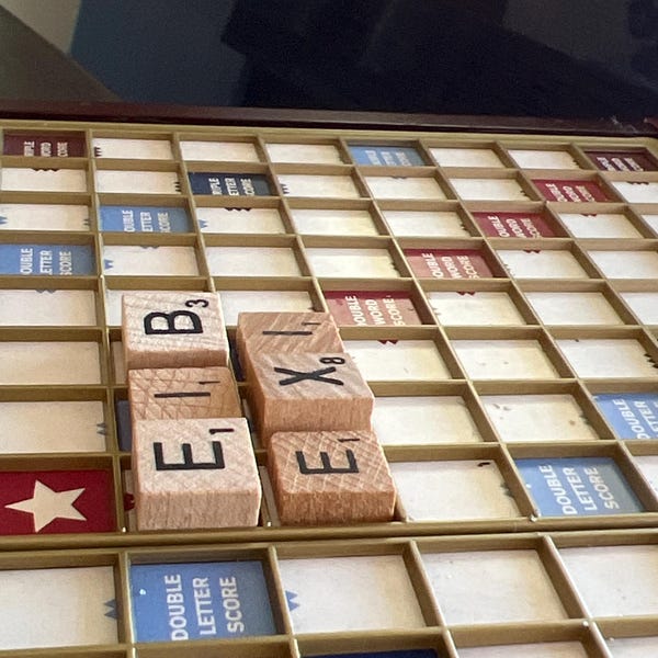 Individual FAKE Scrabble® Tiles | Single Letters | New, Straight-edged ...