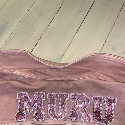 Black English Letters Patch Alphabet Chenille Embroidered Patches for ...