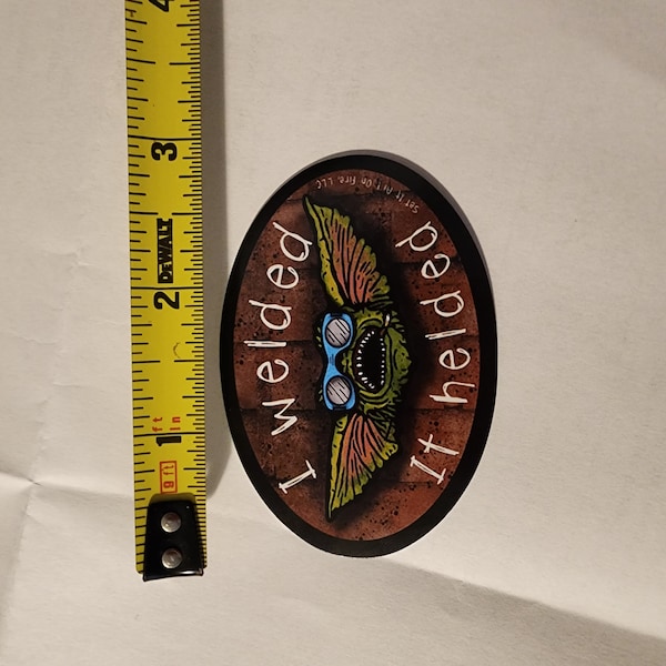 Gremlin Welding Sticker - Etsy