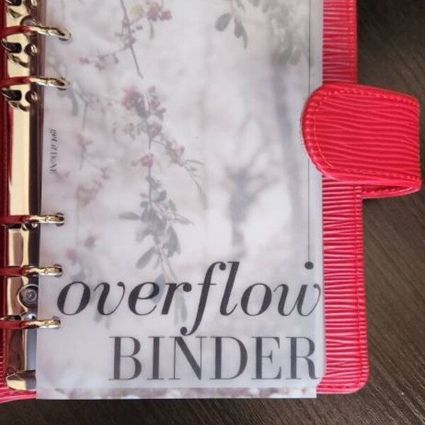 In the Bank Dashboard for A6 Personal Binders | DIGITAL DOWNLOAD | NOT ...