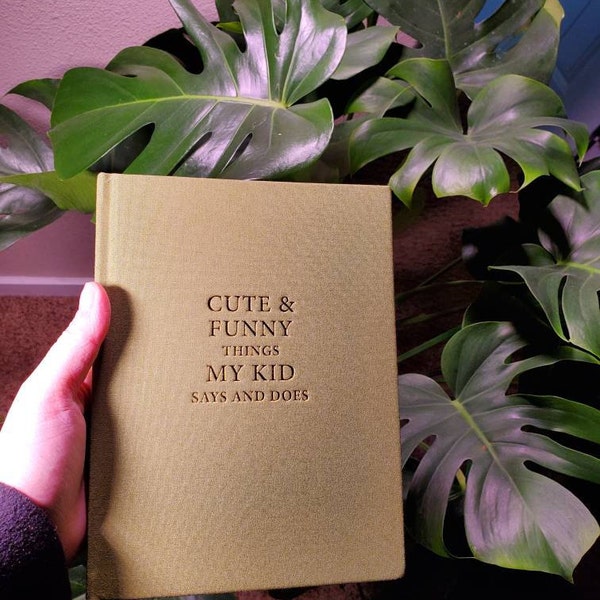Childhood Keepsake Memory Book,baby Book Cute and Funny Things My Kid ...