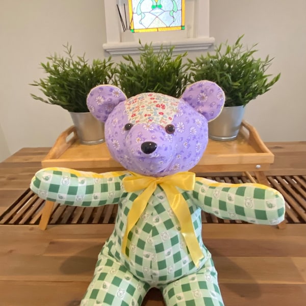 Memory Teddy Bear Keepsake Plush Sewing Pattern & VIDEO Tutorial ...