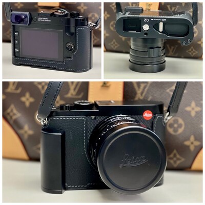 LIM'S Genuine Italy Leather Camera Half Case & Dovetail Plate for Sony ...