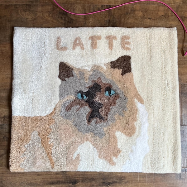 Tuft Rug Flower / Hand Tufted Rug, Custom Rug, Soft and Aesthetic ...