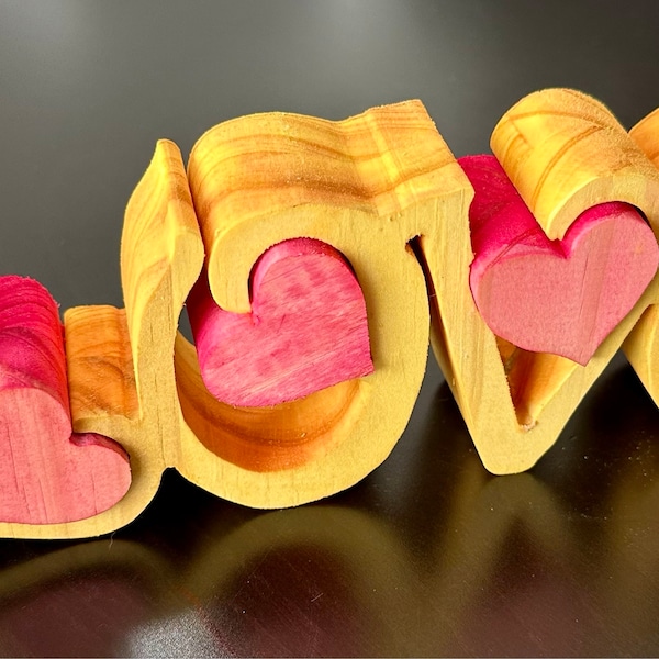 Love and Heart Scroll Saw Pattern - Etsy