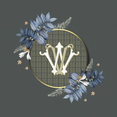 Wedding Monogram JP PJ Interlocking Monogram Digital - Etsy