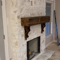 Pair 2, Solid Wood Corbels, Wooden Corbels, Corbels for Mantle, Kitchen ...