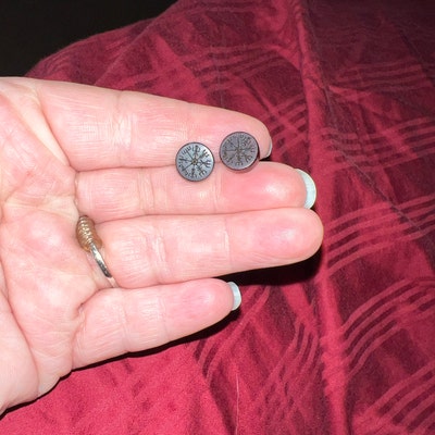 Norse Runes, Elder Futhark Divination Runic Dice, 4 Wooden Dice With ...