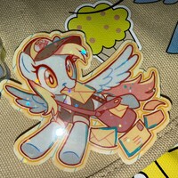 Mail Pony Vinyl Sticker - Etsy
