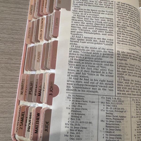 Elevated - Rose Gold Foil Bible Tabs - Bible Journaling - Bible ...