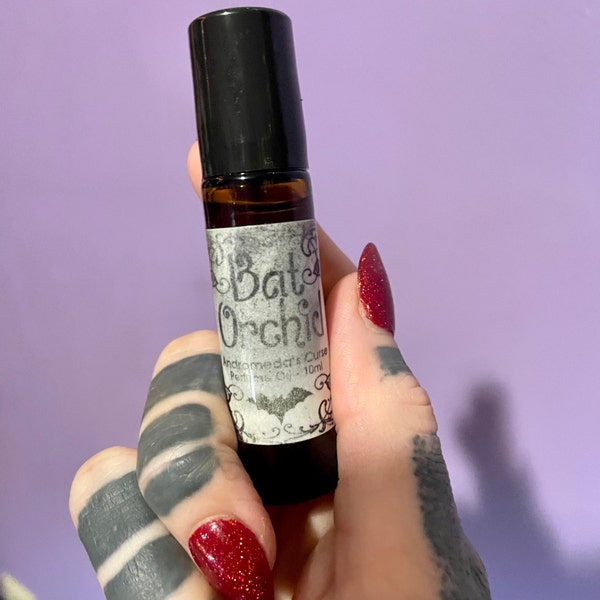 Bat Orchid - Orchid, Black Tea - Rollerball Perfume Oil - Vegan ...