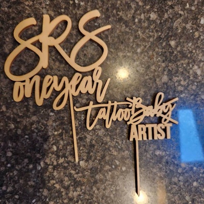 Personalized Cake Topper, Custom Text Cake Topper, Gold Cake Topper ...