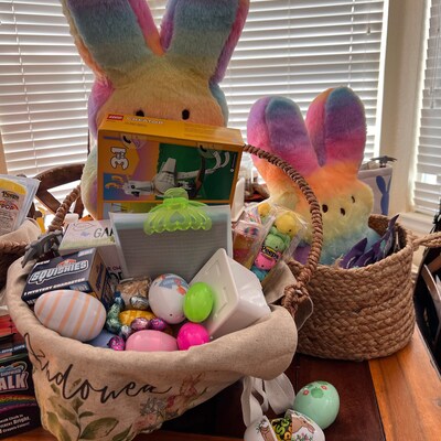 Peter Rabbit Personalized Easter Basket Liner Custom Easter Basket ...