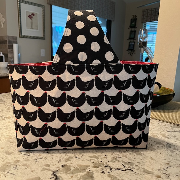Basket Bags PDF Sewing Pattern (digital Delivery): Make Fabric Storage ...
