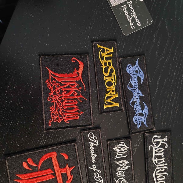 Black/death/power/heavy/stoner/doom Metal Patches #93 - Etsy
