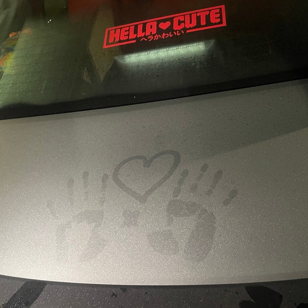 Hella Cute Japanese Jdm Car Decal- Bumper Sticker- Windshield Banner ...