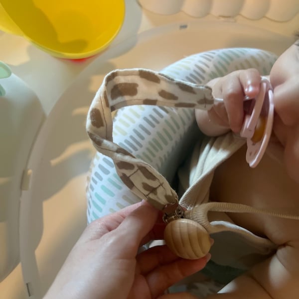 Personalized Baby Lovey for Newborn Pacifier Holder Blanket With Custom ...