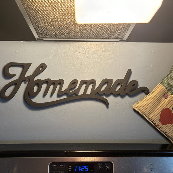 Farmhouse Decor, Handmade Wooden Homemade Sign, Wall Decor, Kitchen ...