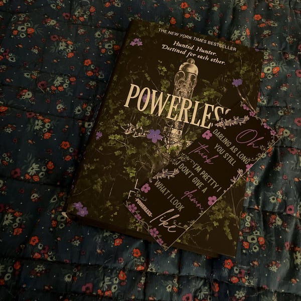 The Powerless Series Bookmarks - Powerless Bookmark | Powerful Bookmark ...