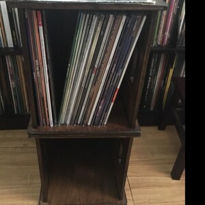Recycled Glass and Concrete Record Storage Cube LP Vinyl - Etsy