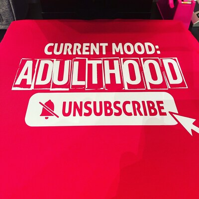 Adulthood SVG, Dxf, Png, and Eps Digital Cut File - Etsy