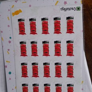 Nigel the Book Worm Snail Sticker Pack. Originally Hand Painted and ...