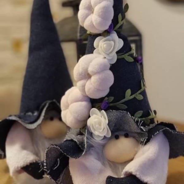 Pattern Pdf Scandinavian Denim Gnome, House Home Decor, DIY Handmade ...