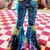 15 Colors Kids Mermaid Bell Bottoms Mermaid Pants Leggings Gymnastics ...