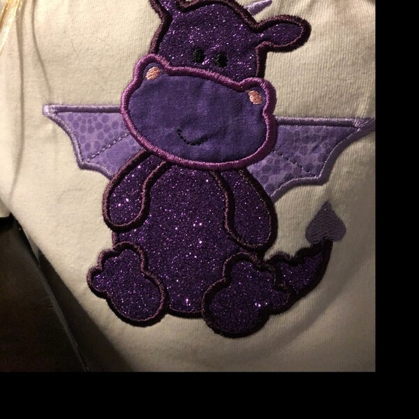 Dragon Applique Machine Embroidery Design-instant DOWNLOAD - Etsy