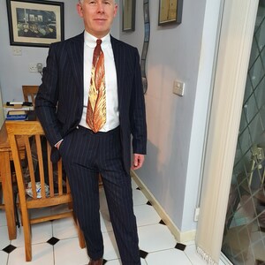 Vintage Black Satin Western Tie Mid Century Cowboy Style Colonel ...