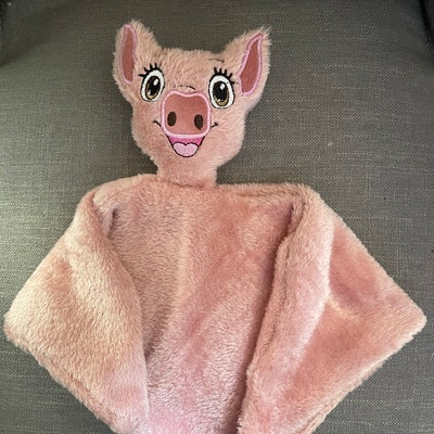 ITH in the Hoop PIG Baby Lovey Pattern, Machine Embroidery File 13 Cm X ...