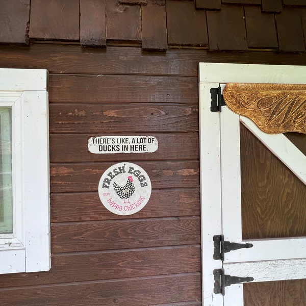 Funny Duck House Sign - Theres Like a Lot of Ducks in Here - Outdoor ...