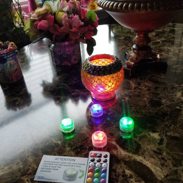 Waterproof LED Light Pods | Wireless Remote Controlled Battery Powered ...