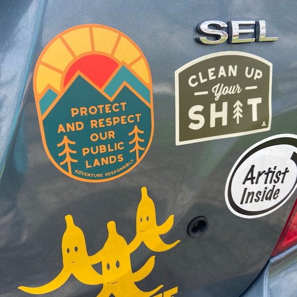 Protect and Respect Our Public Lands Sticker Waterproof Vinyl Sticker ...