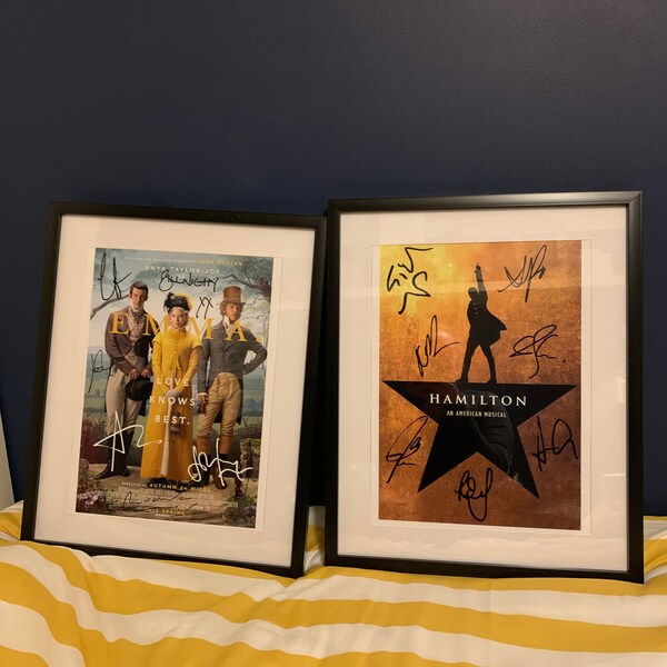 HAMILTON an American Musical Movie Cast Signed Poster Print Photo ...