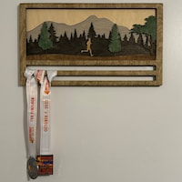 Medal Display Running Marathon, Custom Medal Hanger, Gift for Him ...