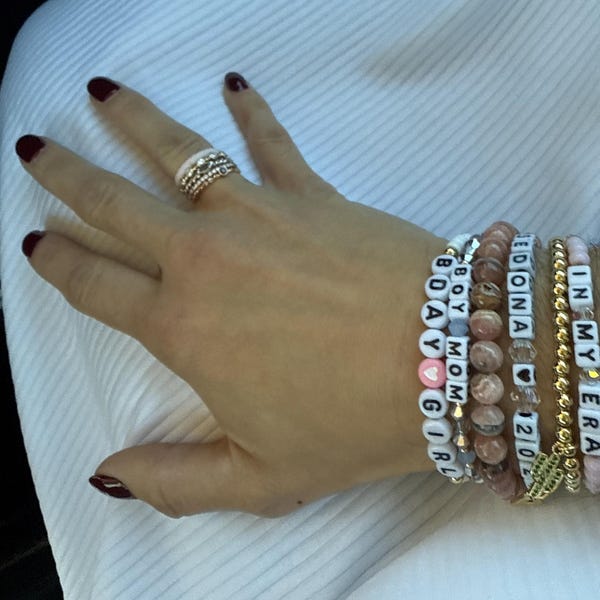 Ohio Bracelets / OSU Inspired Bracelets / Buckeyes Bracelet / Stacked Bracelet Set / College ...