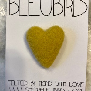 Small Pale Pink Heart Pin Mother's Day Heart Brooch | Etsy