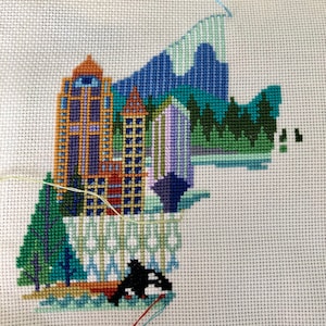 Pretty Little Seattle Satsuma Street Modern Cross Stitch Pattern PDF ...