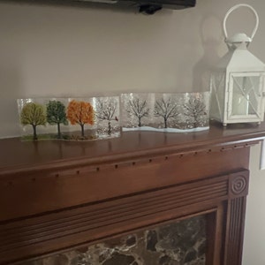 Fused Glass Tree Sculpture, Glass Art, Lyn Hunter Designs Original ...