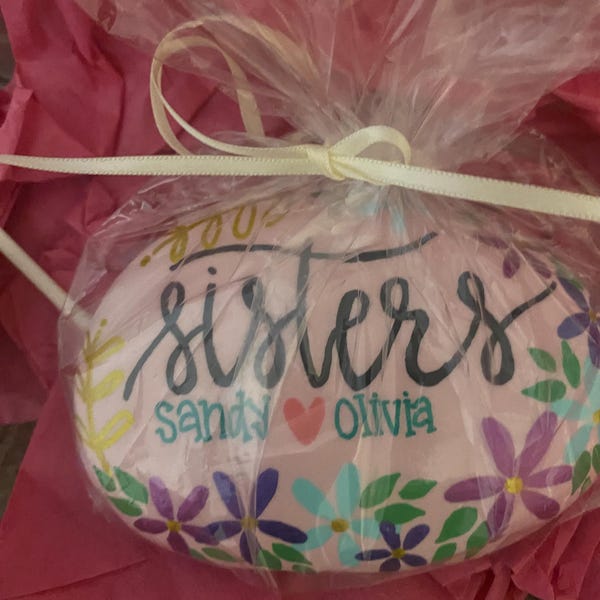 Happy Birthday Painted Rock, Birthday Painted Balloon Rock, Happy ...