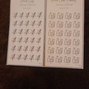 Water Bill Savings Tracker Personal Finance Fits A6 Envelopes ...