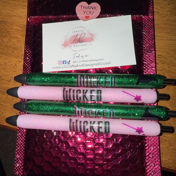 Witchy Glitter Pens Wicked Cute! | Wicked Gifts | Glitter Pens ...