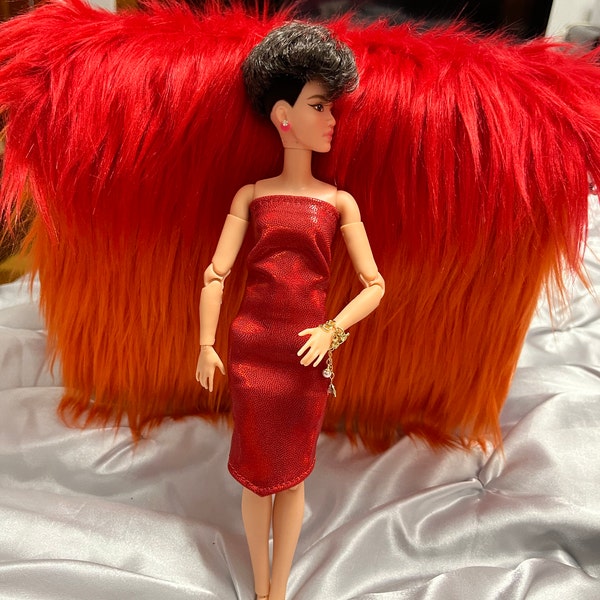 A *barbie Included* Mermaid Doll With Tail/fin and 3D Printed Seashell ...