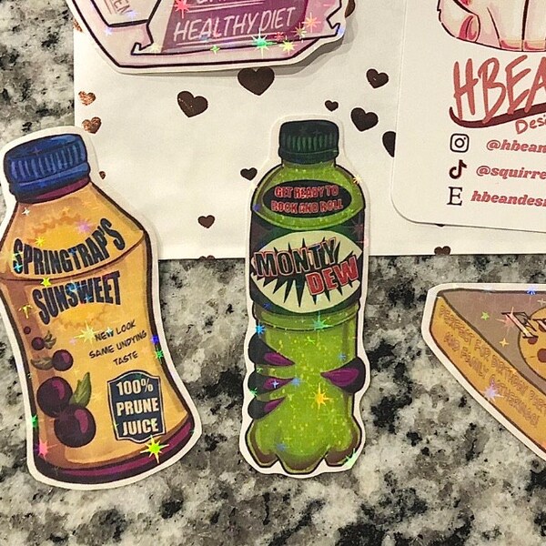 FNAF Springtrap's Prune Juice Sticker - Etsy