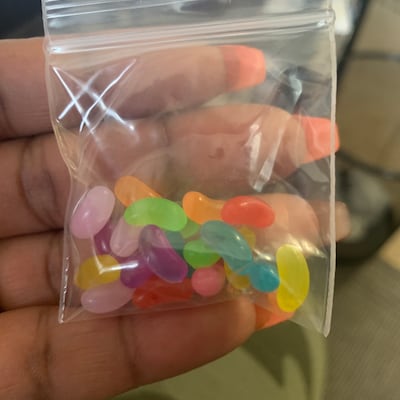 Miniature Jelly Beans Fake Jelly Beans Resin Candy Decoden Sweets Fake ...